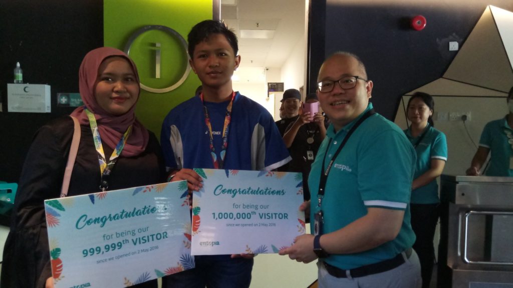 Entopia celebrates one millionth visitor