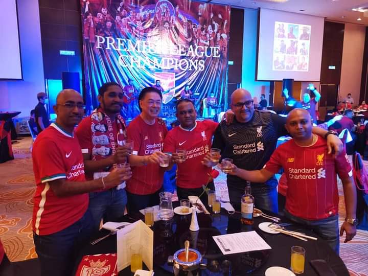Penang Liverpool supporters celebrate with gusto