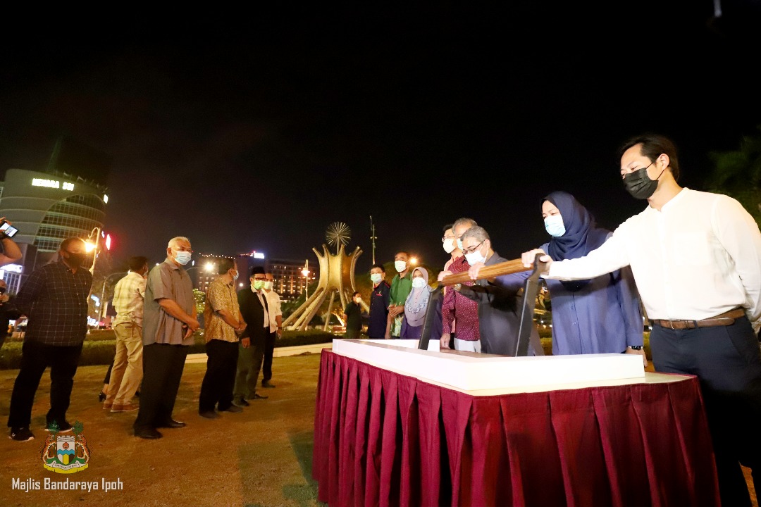 Iconic roundabout in Ipoh gets long needed make over